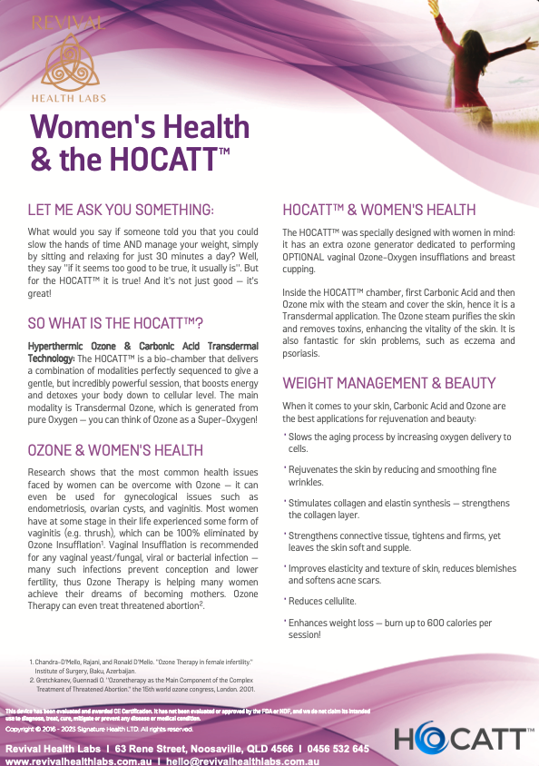 HOCATT - Future of Wellness With Revival Health Labs